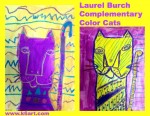 Laurel Burch Complementary Color Cats - K - 6 ArtK – 6 Art