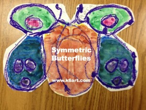 Symmetric Butterflies - K - 6 ArtK – 6 Art