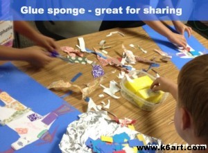 Too Much Glue! Collage for Kindergarten - K - 6 ArtK – 6 Art