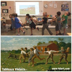 Tableaux Vivants: 'Living Pictures' Performance Art - K - 6 ArtK – 6 Art