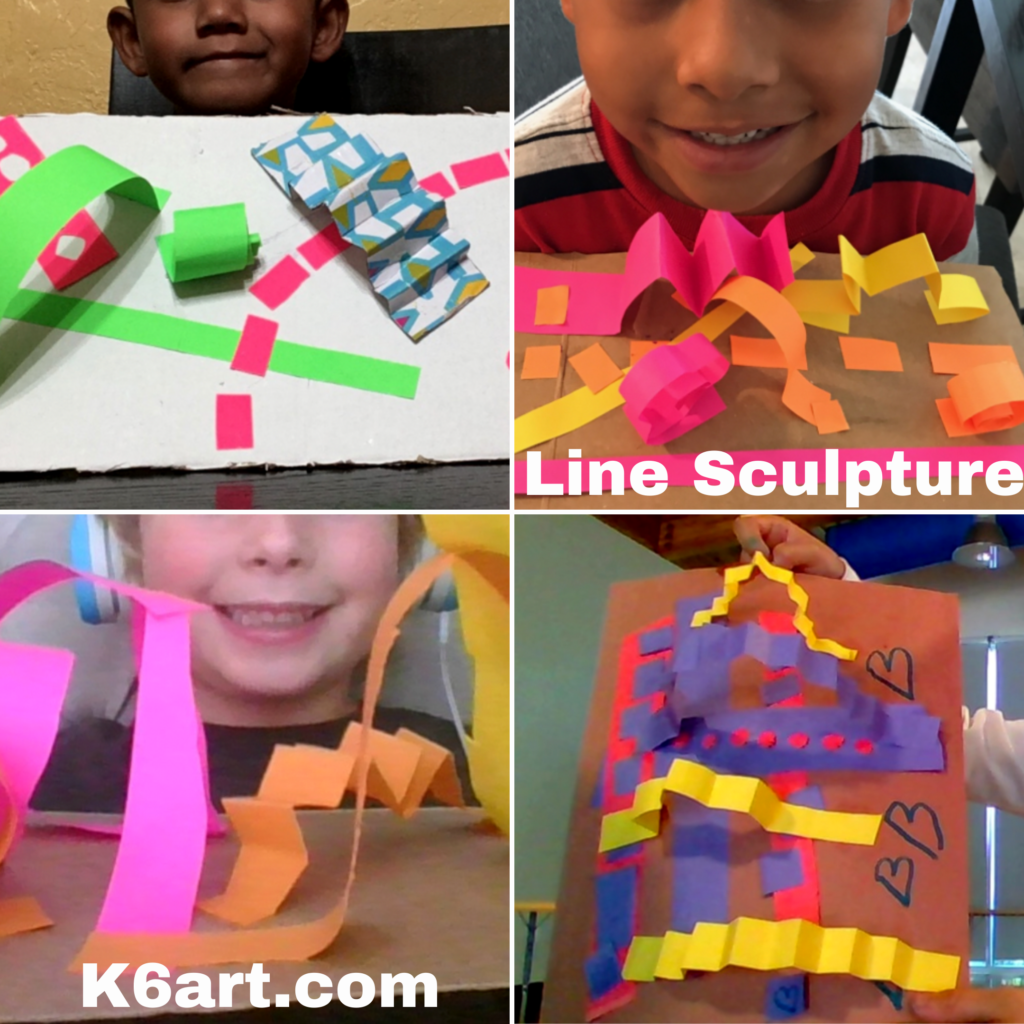 line-sculpture-collage - K - 6 ArtK – 6 Art